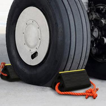 Secure Takeoffs Essential Aircraft Wheel Chocks for Ground Safety